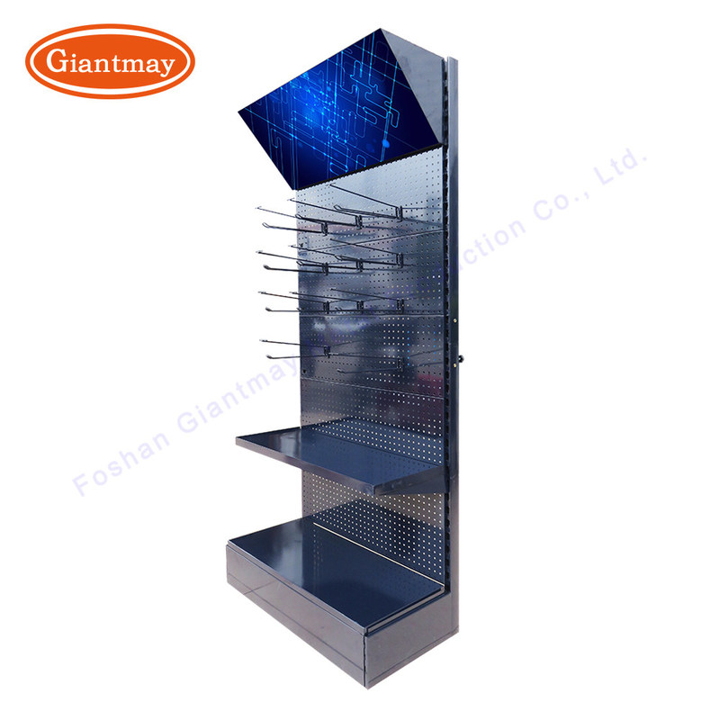 Power Tool Hardware Shop Pegboard Floor Rack Free Standing Display ...